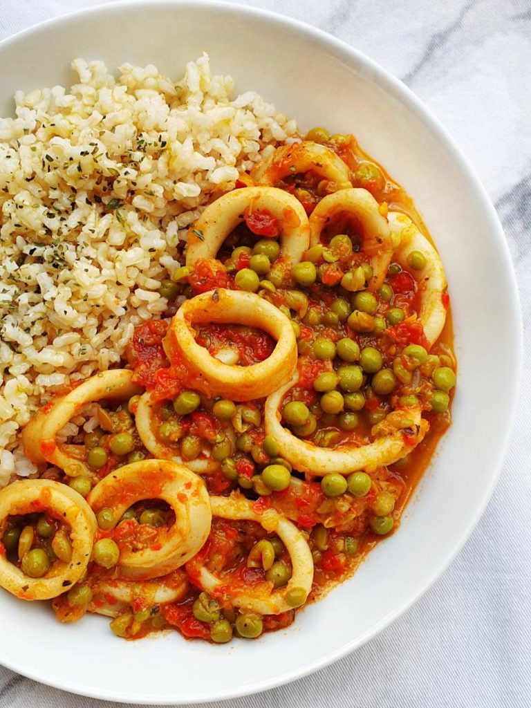 Me gusta comer sano | GUISO DE CALAMARES EN CLICKCHEF, receta con sabor ...