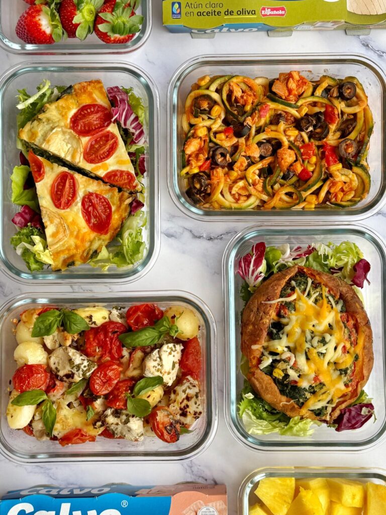 Me gusta comer sano | BATCH COOKING – 4 ideas de tuper para la semana